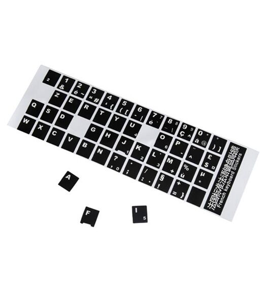 STICKER AUTOCOLLANT AZERTY POUR CLAVIER FRANÇAIS – Perfector ...